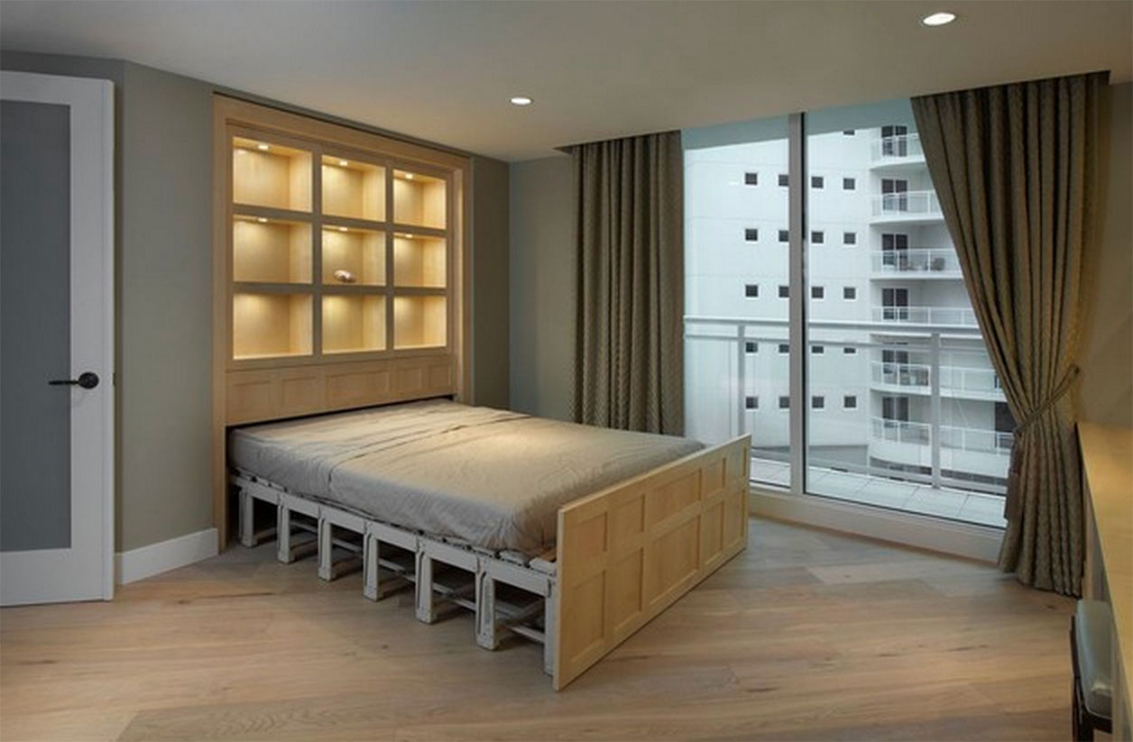 Simplespace Montreal Custom built Zoom Bed design